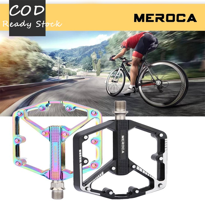 MEROCA Bicycle Sealed DU Bearing Pedal Mountain Road Bike Cycling MTB ...