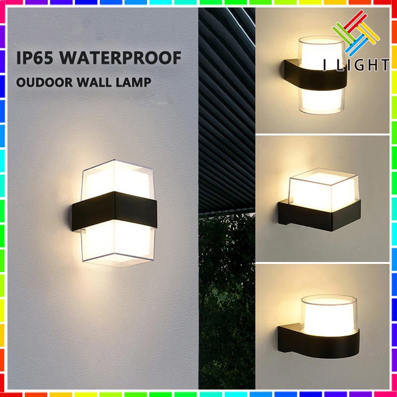 (Free bulb) Led Wall Lamp IP67 Outdoor waterproof Lights Garden ...