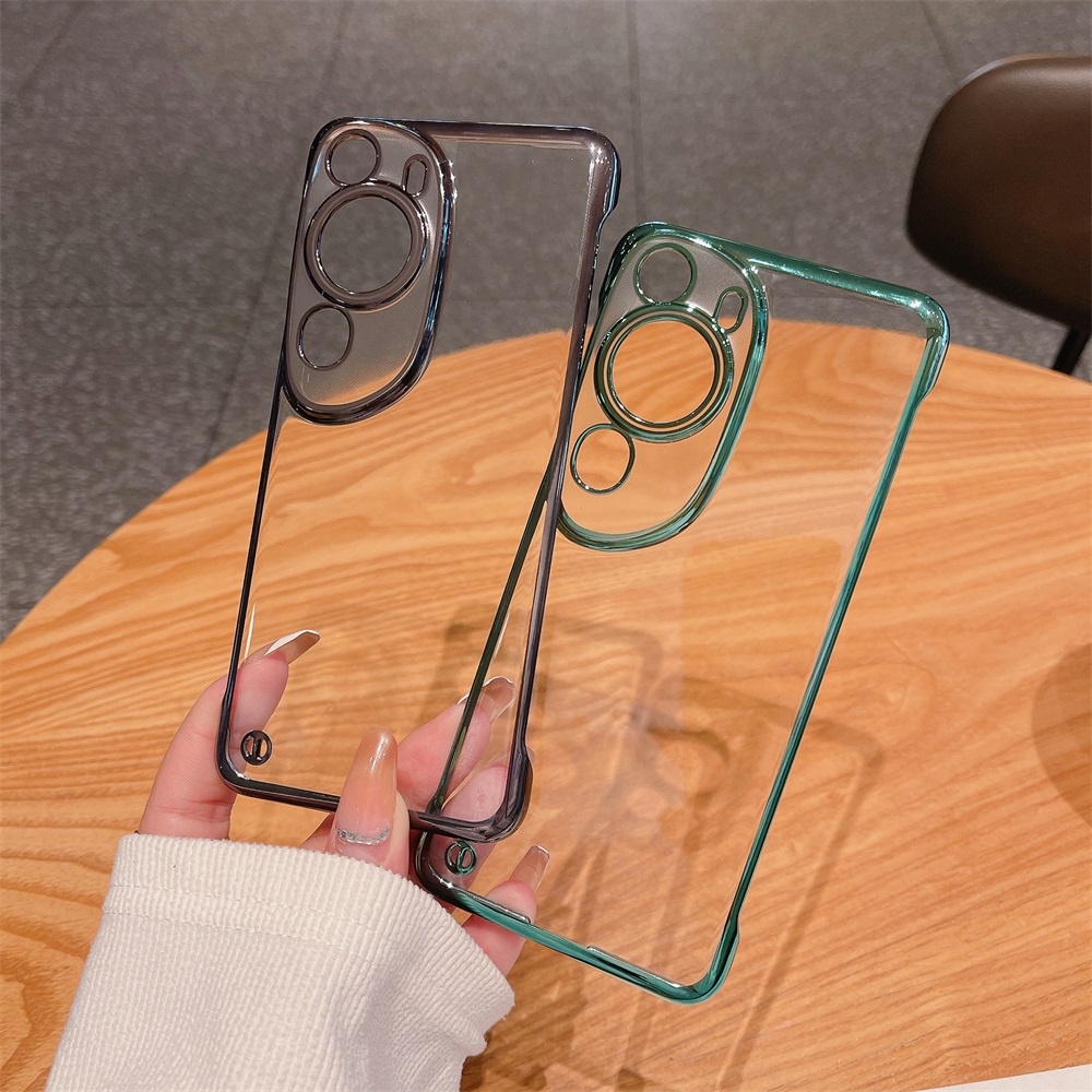 Ultra Thin Plating Frameless Case For Huawei P60 Art P50 P40 Pro Plus ...