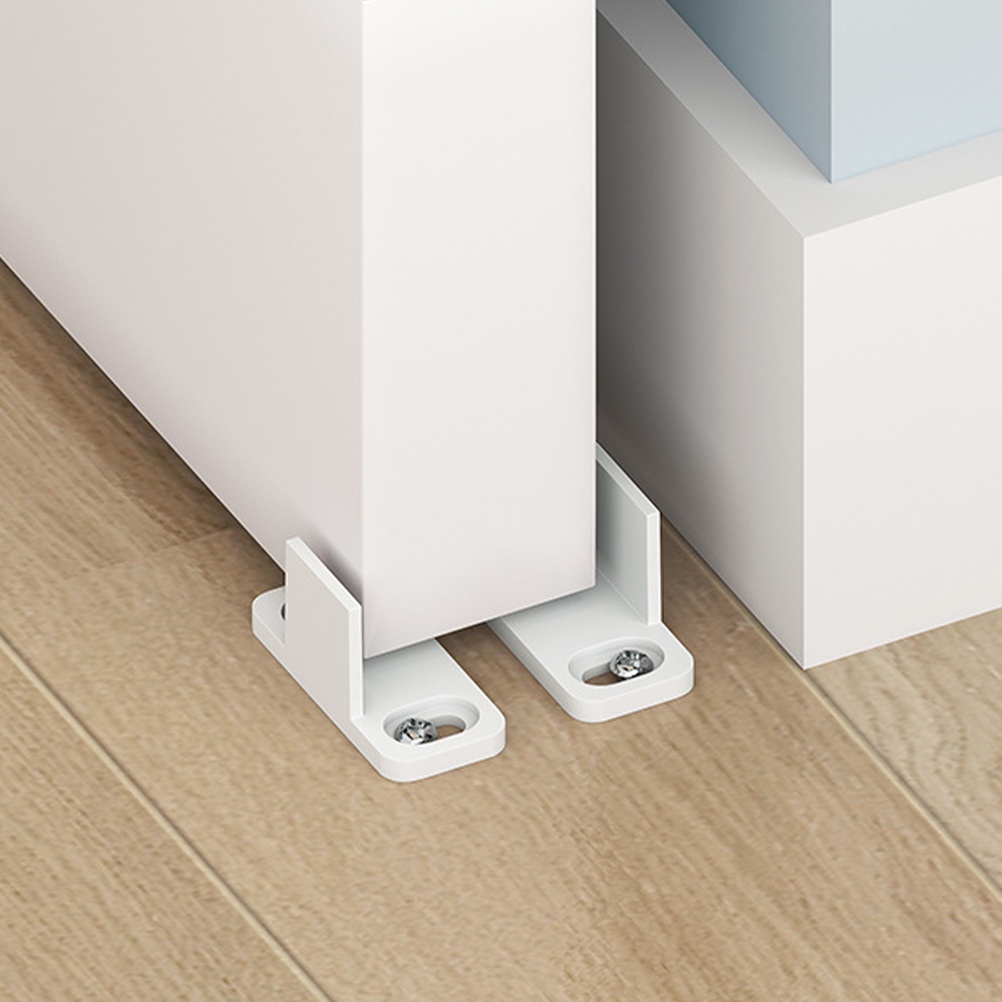 [READY STOCK] Barn Door Stay Roller Guide Floor Rails Mount Guides ...