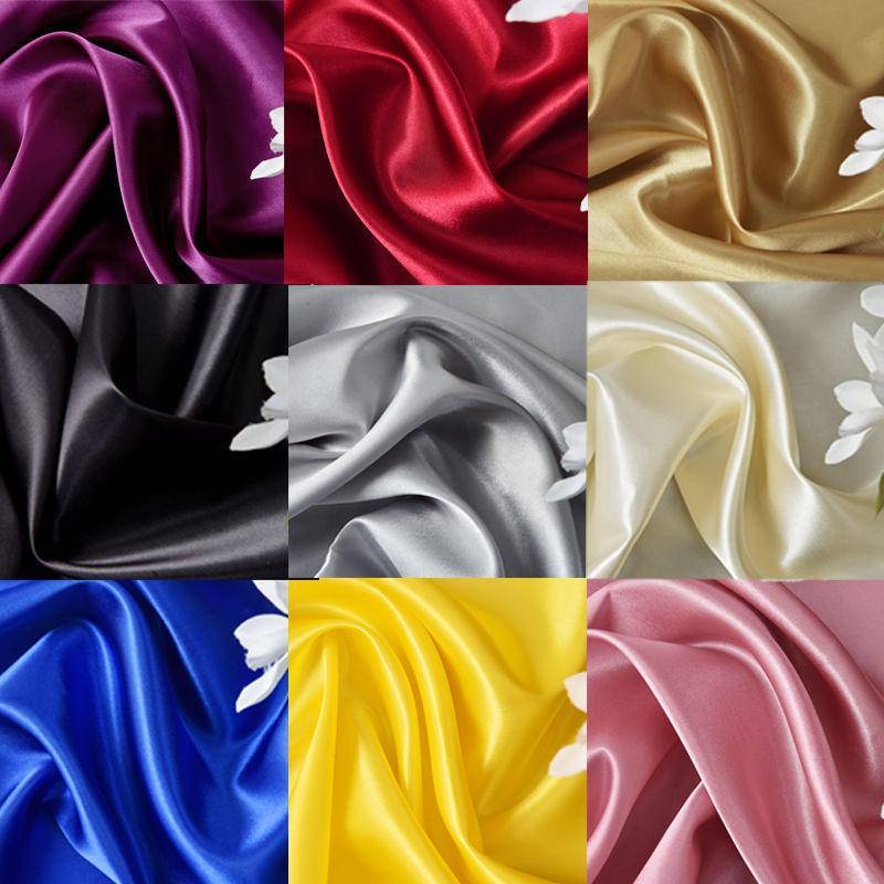 【Over 1PC Without Cutting】150*100CM Smooth Satin Fabric Gift Box Line ...