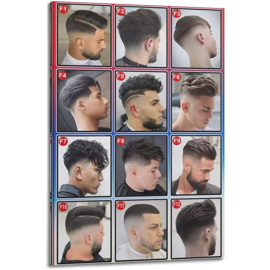 Barber Shop Poster a Modern Barber Shop Poster For a Man To Cut His ...