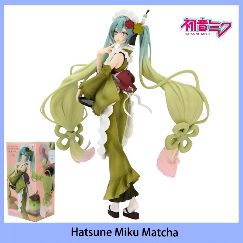 Furyu Vocaloid Exceed Creative Figure Hatsune Miku Matcha Green Tea ...
