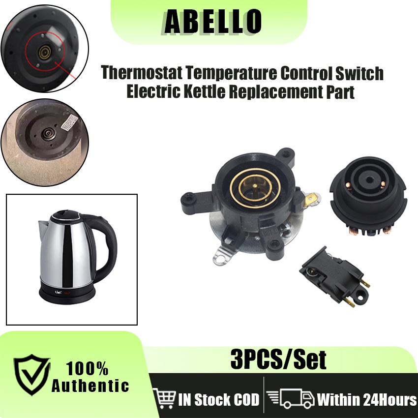 3Pcs Anti-heat Electric Kettle Replacement Part Thermostat Temperature ...