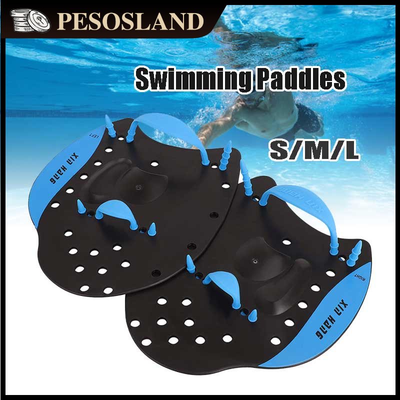 1Pair Adjustable Swim Training Hand Paddles Swimming Correction Hand ...
