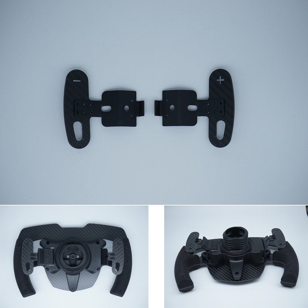 AZJ Carbon Fiber Extension Paddle Shifter Adapter For Thrustmaster ...