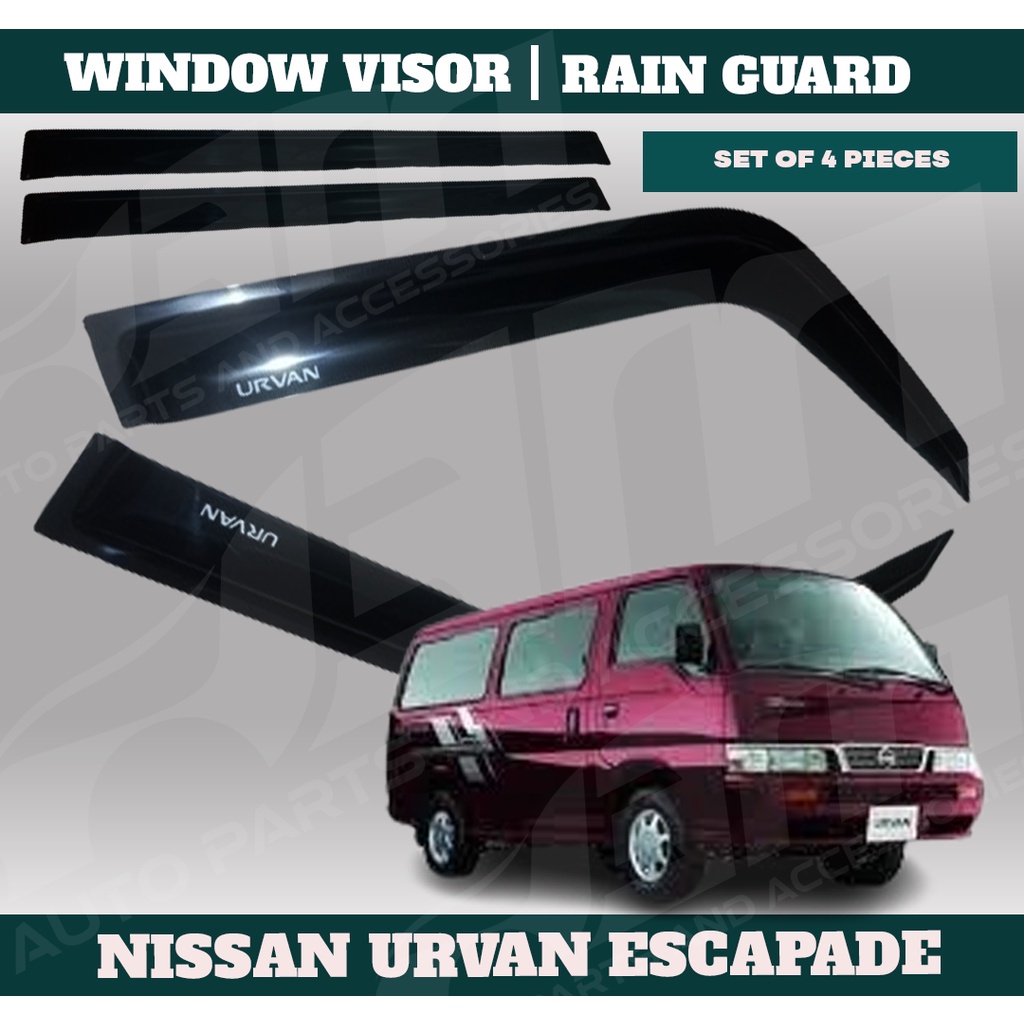 Nissan Urvan Escapade Rain Guard Door Visor | Shopee Philippines