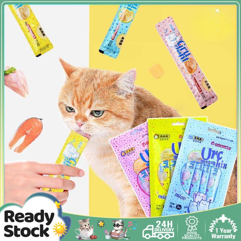 ️Buy 10 Free 5 ️15g Cat Treats Per Stick Wet Cat Snacks Stick | Shopee ...