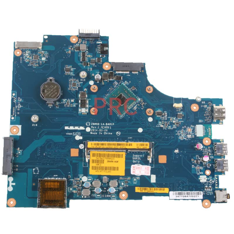 For DELL Inspiron 15 3531 Laptop Motherboard ZBW00 LA-B481P N2830/N3530 ...