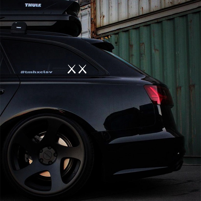 Street Wear Car Stickers Double Eyes XX Modified Car Stickers ...
