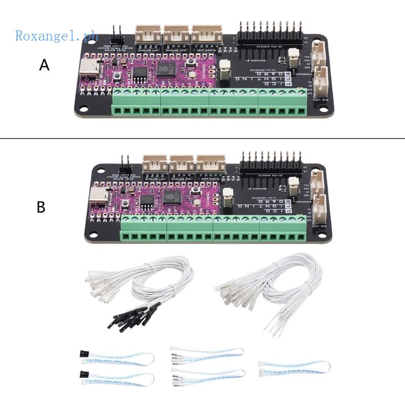 ROX Arcade Stick PCB Pico Fighting Board using for Raspberry Pi Pico ...