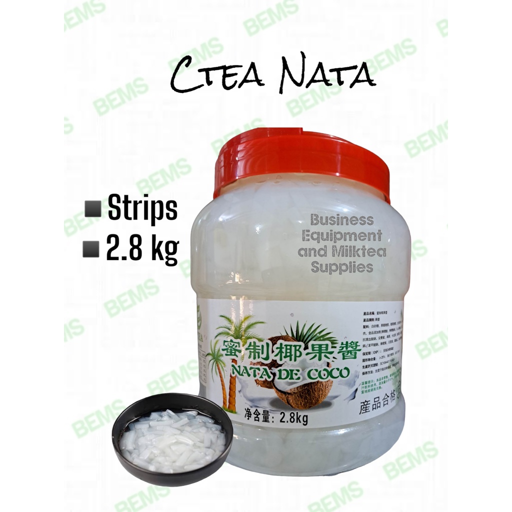 Ctea Nata de Coco Strips Crystals Add ons for milktea and fruit tea ...