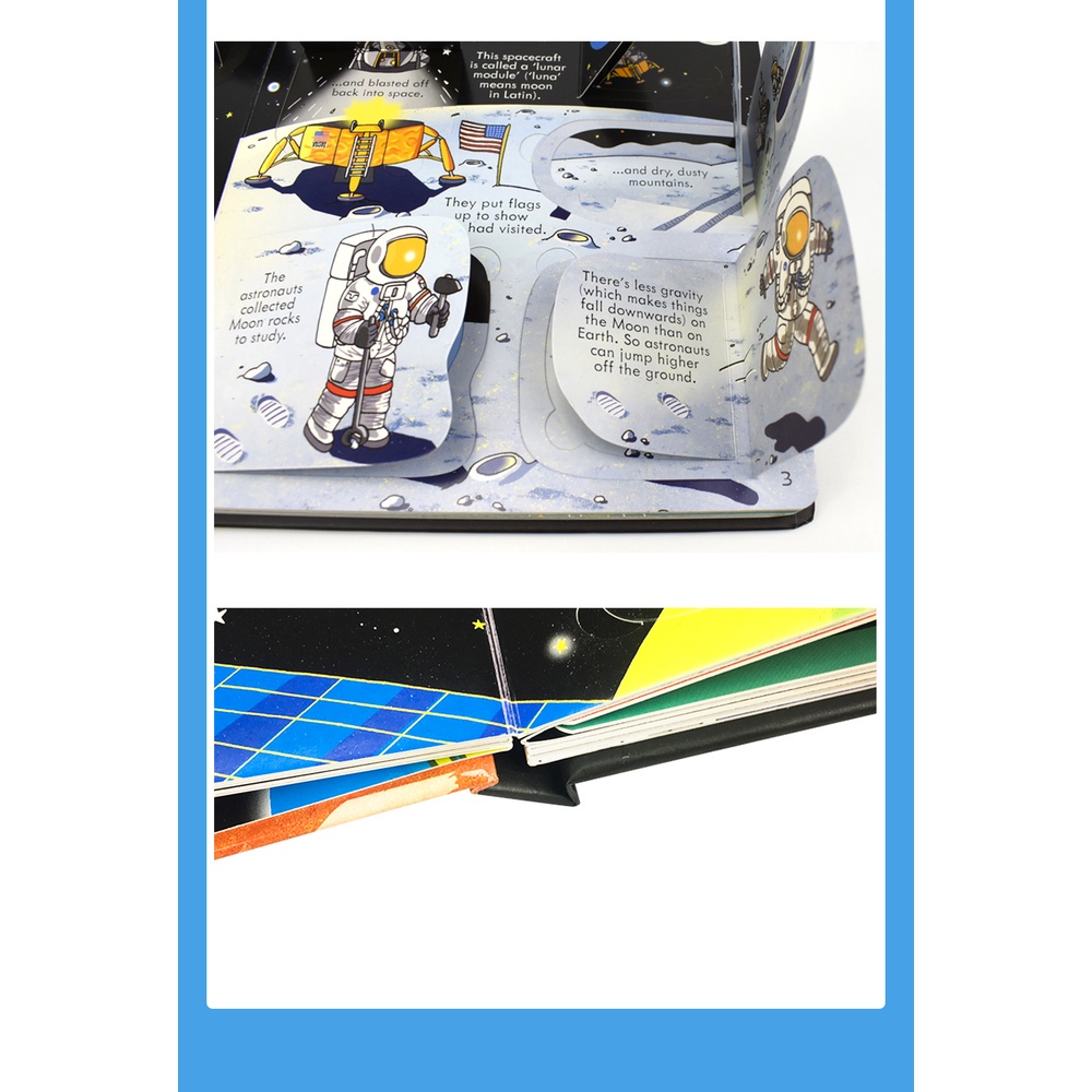 Usborne Look Inside Space Educational English 3D Picture Books for Kids ...