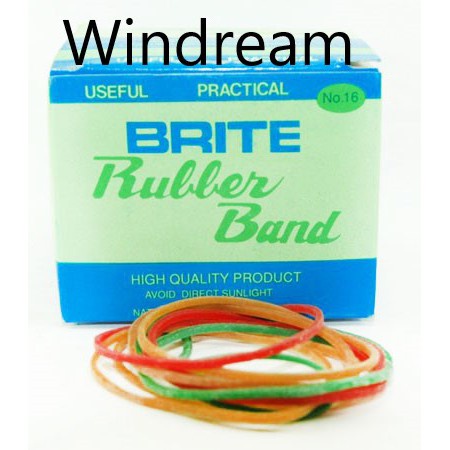 4 BOX BRITE Rubber Band No. 16 50G | Shopee Philippines