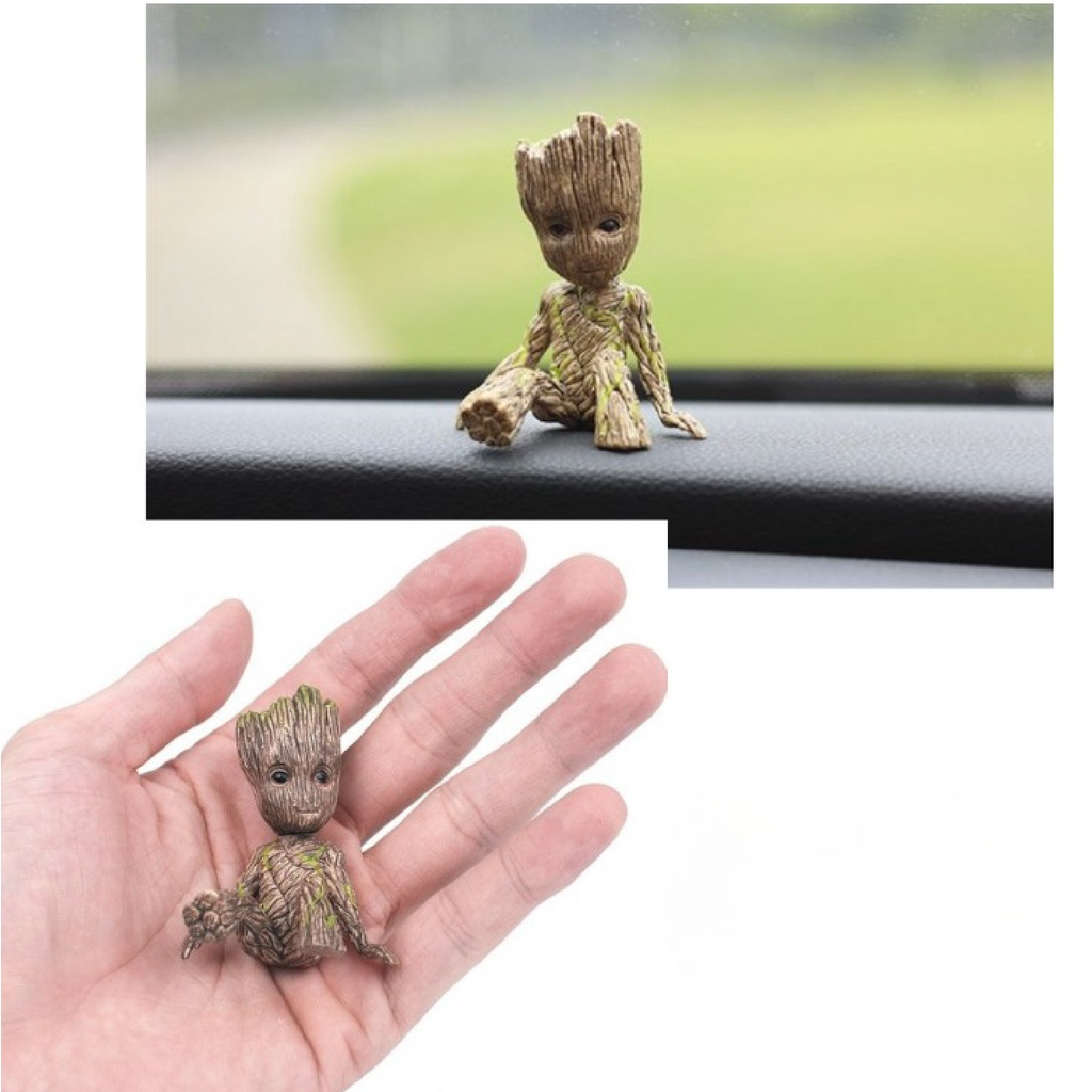Cute Avengers Groot model 6cm, tree man superhero team figure lovely ...