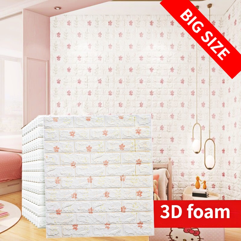 Adhesive 3D WallPaper Dinding Sticker Thick Xpm Foam, Ceiling Sticker ...