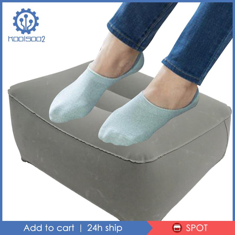 [Koolsoo2] Inflatable Foot Rest Under Desk Curve Footrest for Study ...