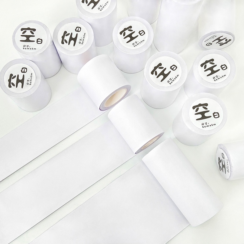 5 Meters Ultra Wide Simple Blank Washi Tape School Office Writable ...