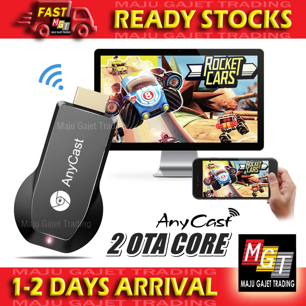 Anycast M4 Plus Screen Mirroring Phone to TV Wireless Display like ...