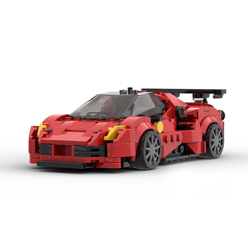 MOC Ferrari 488 GT3 Super Sports Cars Building Blocks Toys For Kids ...