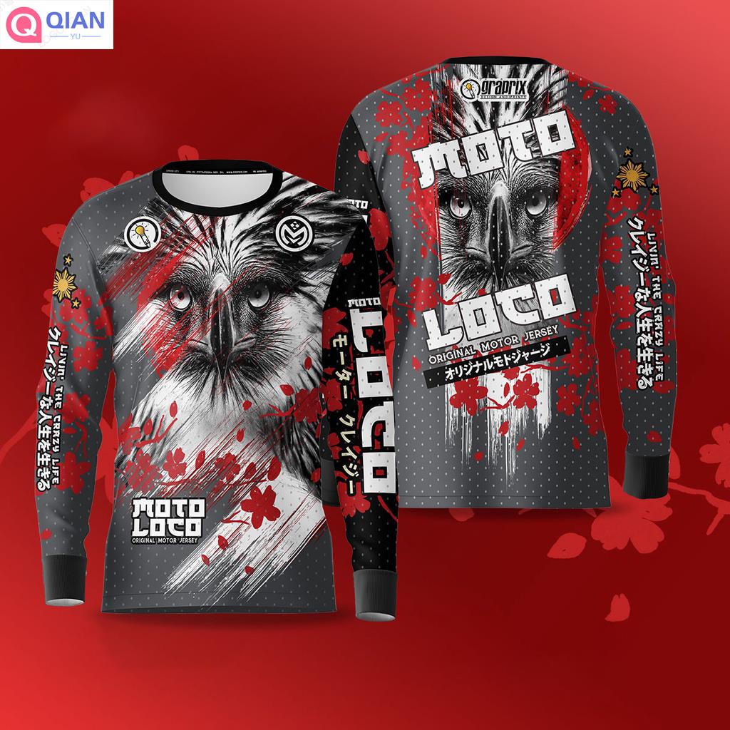 Eagles Ride Moto Loco Long Sleeves Full Sublimation | Shopee Philippines
