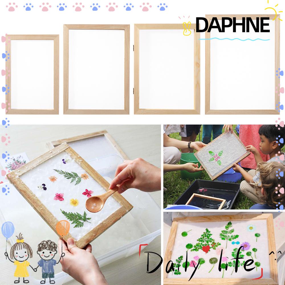DAPHNE Paper Making Mould Frame Gift Learning Wood Handcraft Wooden ...