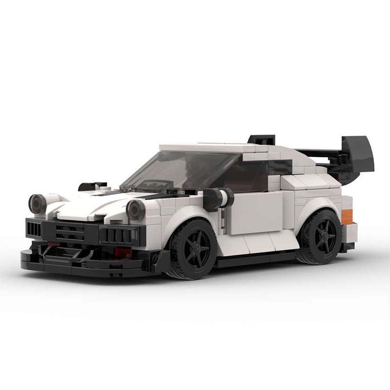 MOC Porsche 911 RWB Super Sports Cars Building Blocks Toys For Kids ...