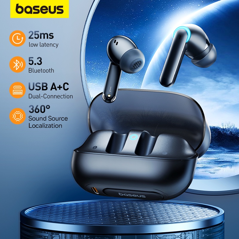 Baseus AeQur G10 Gaming Wireless Earphone 25ms Low Latency A+C Dual ...