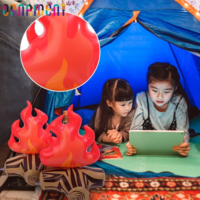 Vivid Fire Flame Model Balloon / Garden Yard Bedroom Decoration ...