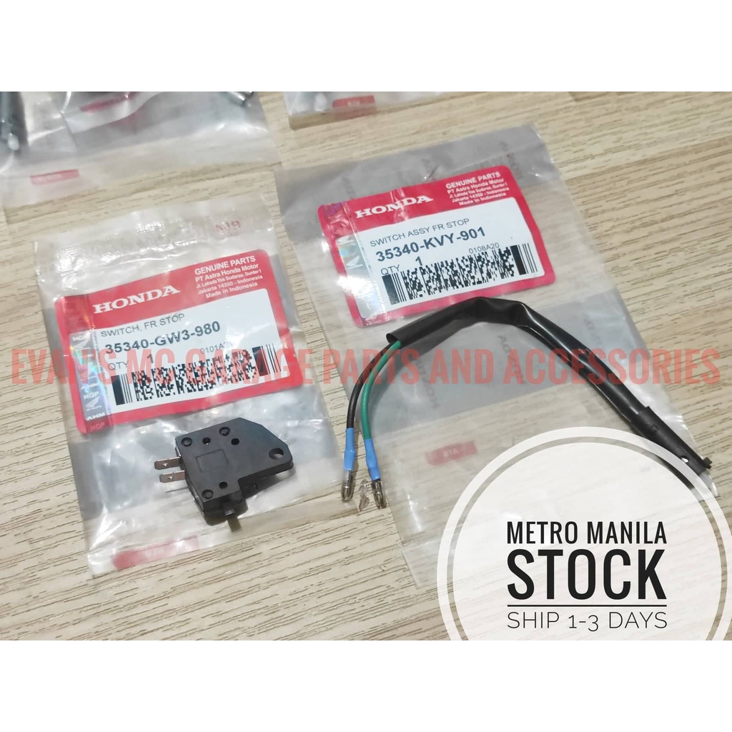 (VM) Honda Front Brake Switch & Rear Swith Honda Click V1 BeatFi Carb ...