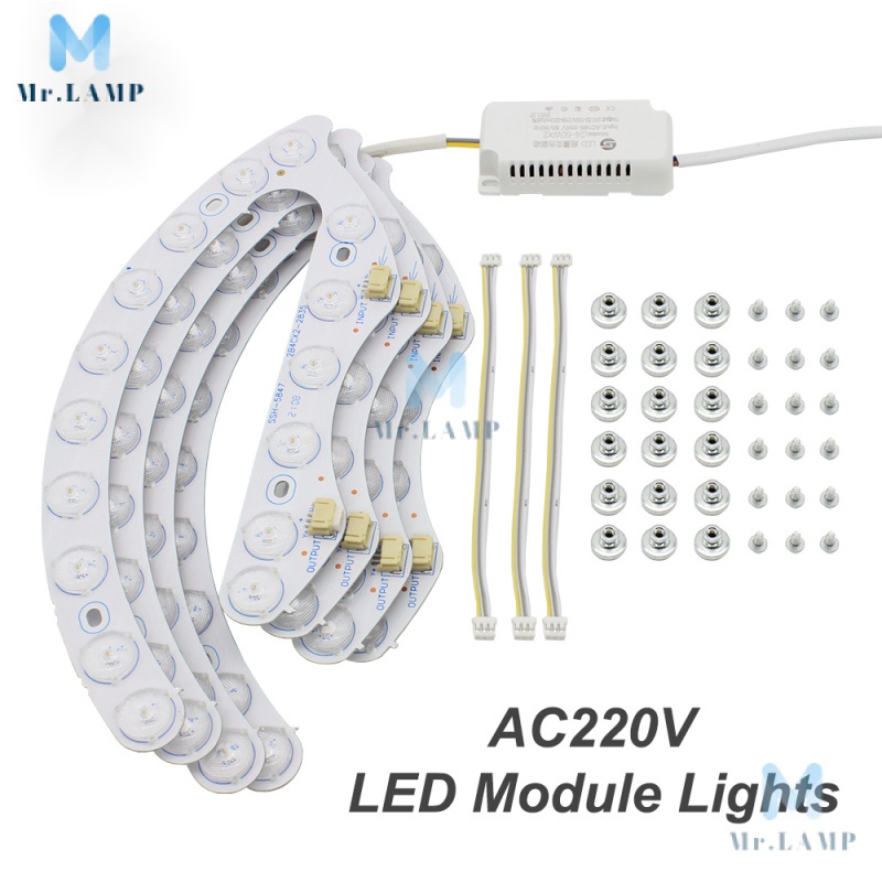 Led Module Lights Panel Led Lamp 220V Ceiling Lights Round Module Board ...