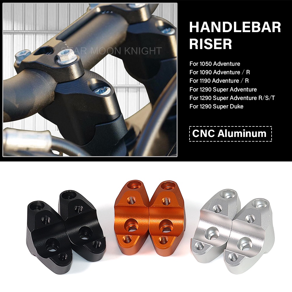 For 1290 Super Adventure 1290 Super Duke GT CNC HandleBar Riser Clamp ...