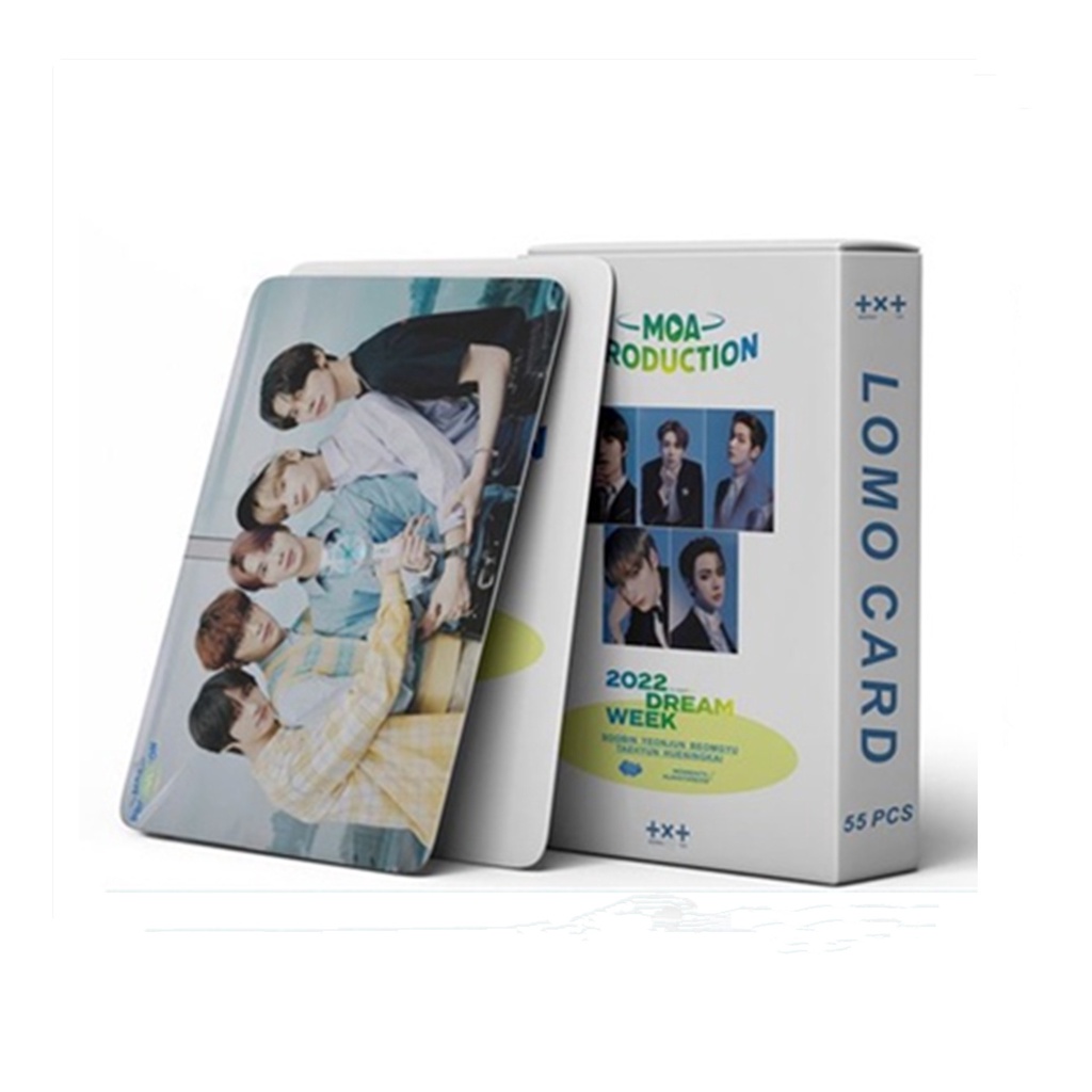 55pcs/box TX-T Album Photocards 2022 MOA PRODUCTION Lomo Cards Kpop ...