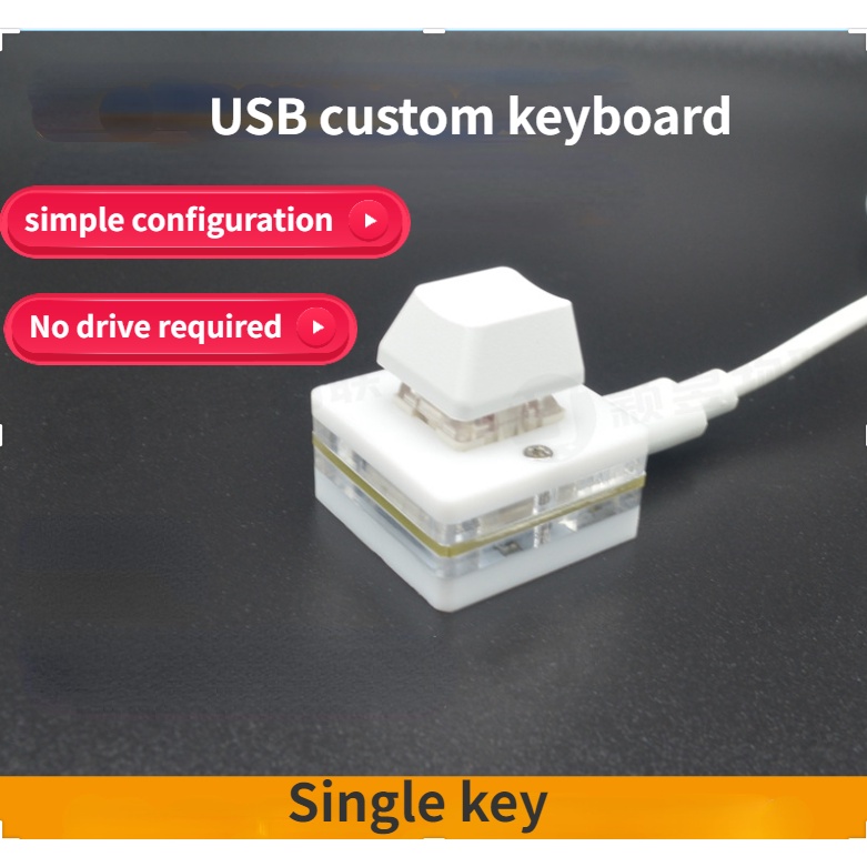 Programmable Macro Pc Keyboard User Defined Usb Mini 1 Key Keyboard