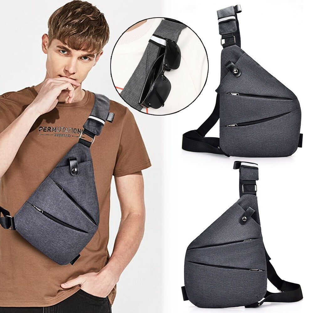 Men Travel Business Bag Burglarproof Shoulder Bag Anti Theft Security ...