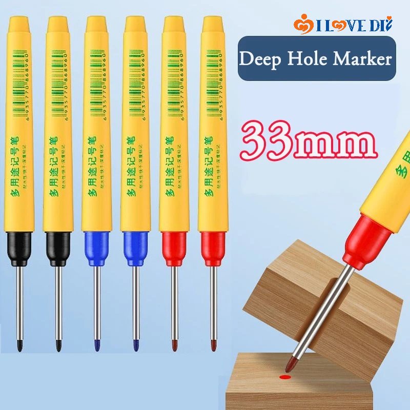 33mm Long Tip Deep Hole Marker/ Smoothing Writing Point Large Capacity ...