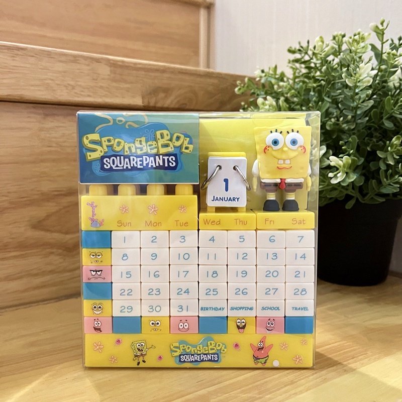 SpongeBob SquarePants Building Block Calendar Desk Calendar Made in ...