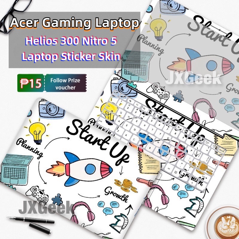Sticker Laptop Acer Nitro 5 AN515-57 Helios 300 15.6 Inch Laptop Skin ...