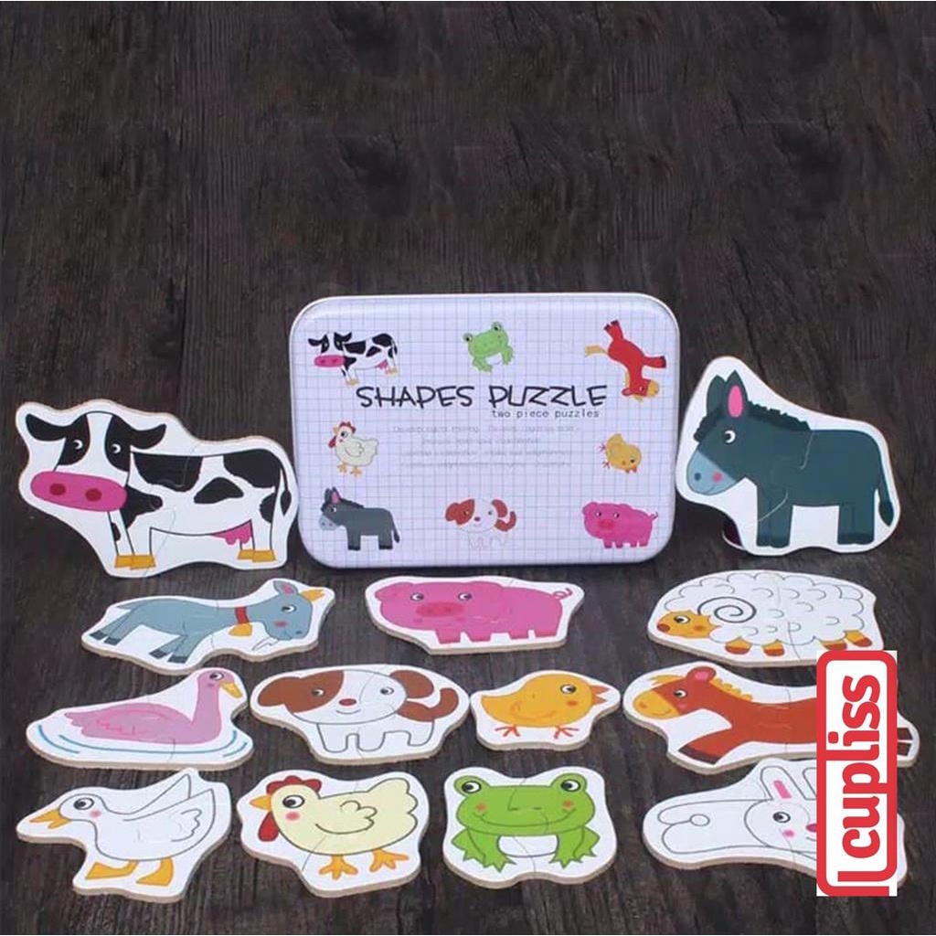 KAYU Shapes Puzzle Original Farms Children's Educational Toy Cupliss KG ...