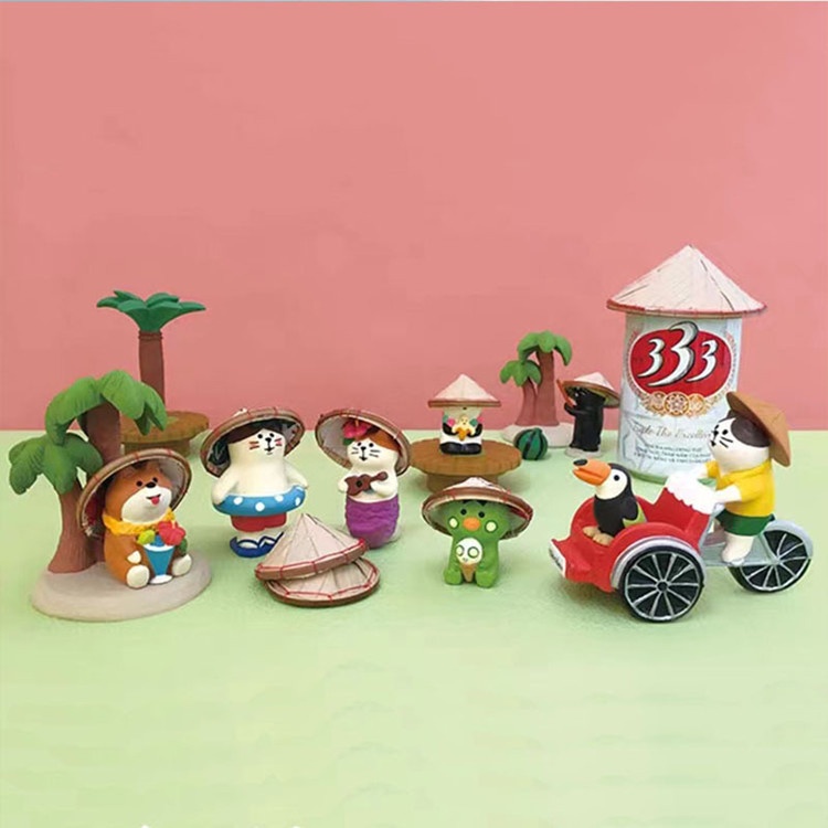 Melody Summer Island Series ZAKKA DECOLE Japanese-Style Miscellaneous Goods Small Objects Micro ...