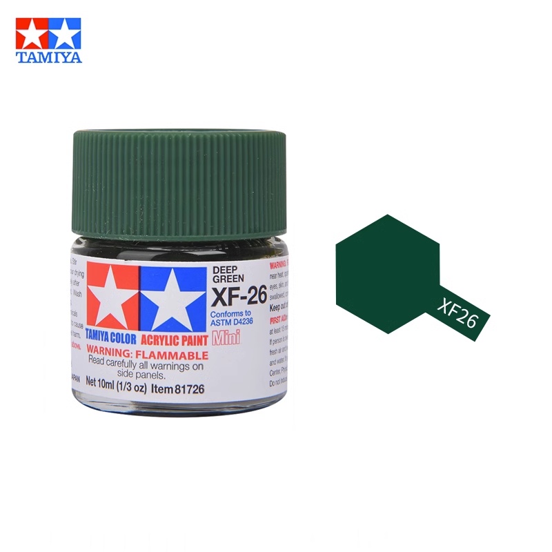 10ml Tamiya XF1-50 Gundam Model Paint Acrylic Paint Flat Colors Water ...