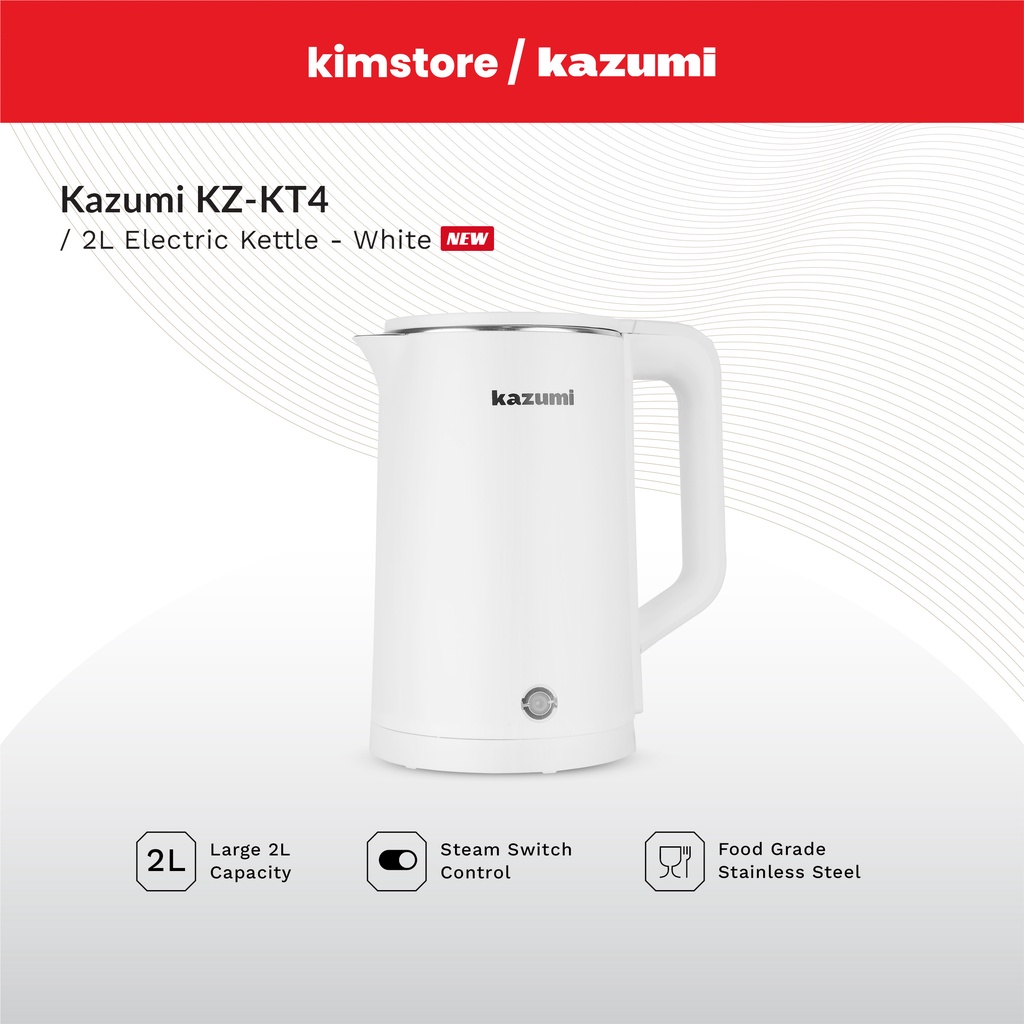 Kazumi KZ-KT4 2L Electric Kettle | Shopee Philippines