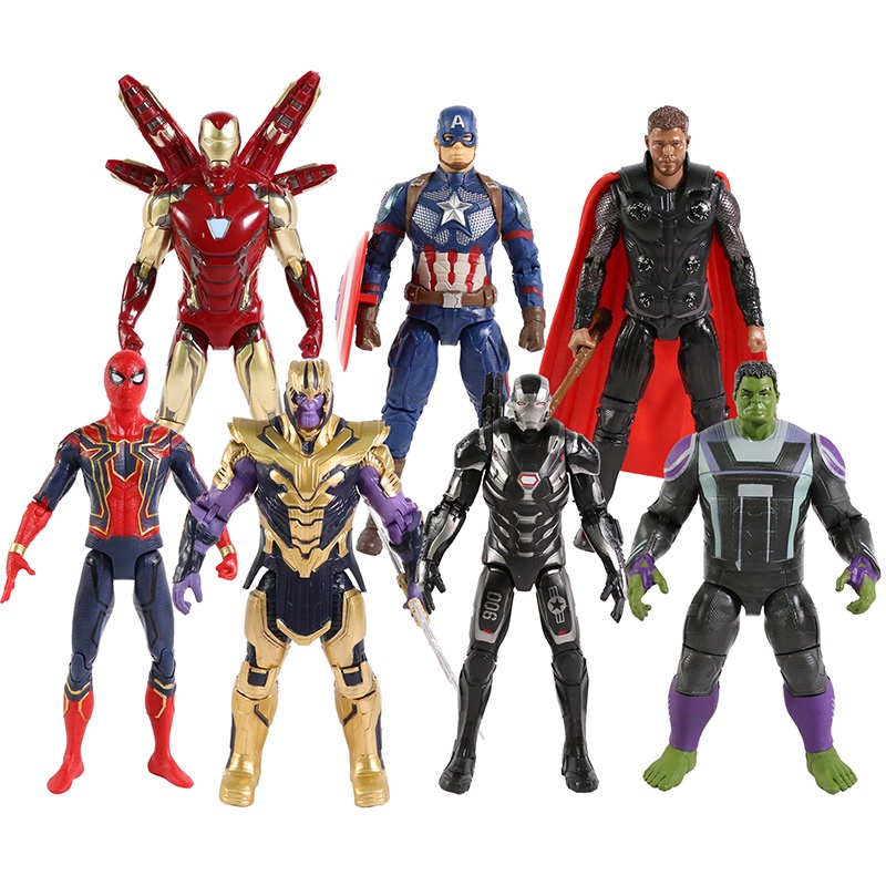 ZD Toys Marvel Avengers Spiderman Iron Man Captain America Thor Hulk ...