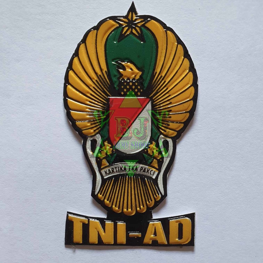 Ekapaksi Tni Ad Logo Embossed Sticker - Ekapaksi Logo Embossed Sticker ...