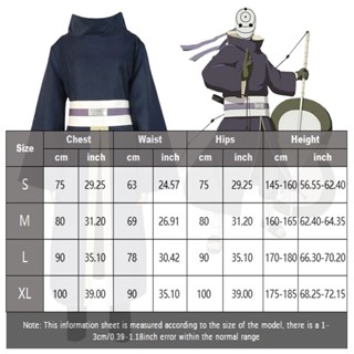 Naruto Anime Akatsuki Uchiha Obito Cosplay Costume for Boys Obito ...