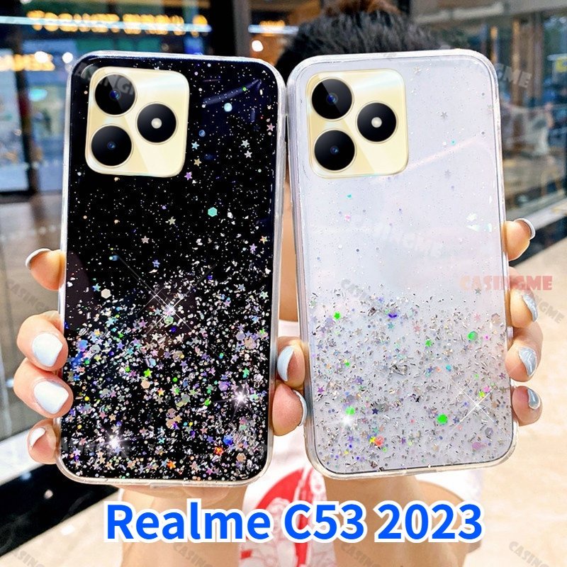Realme C53 2023 Transparent Bling Casing Realme Note 50 C53 2023 ...