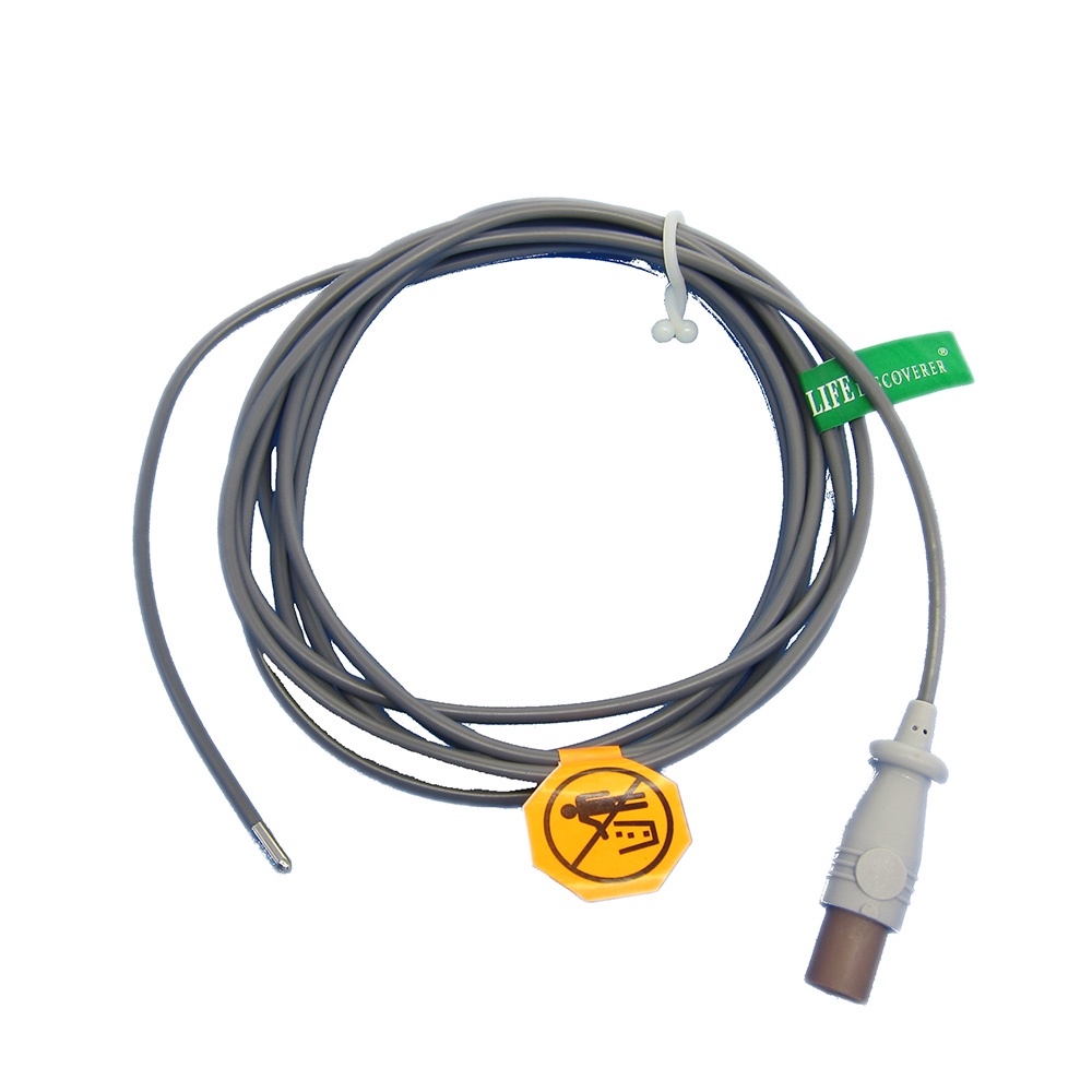 Reusable Medical Temp Probe Durable Temperature Sensor Mono Plug For ...