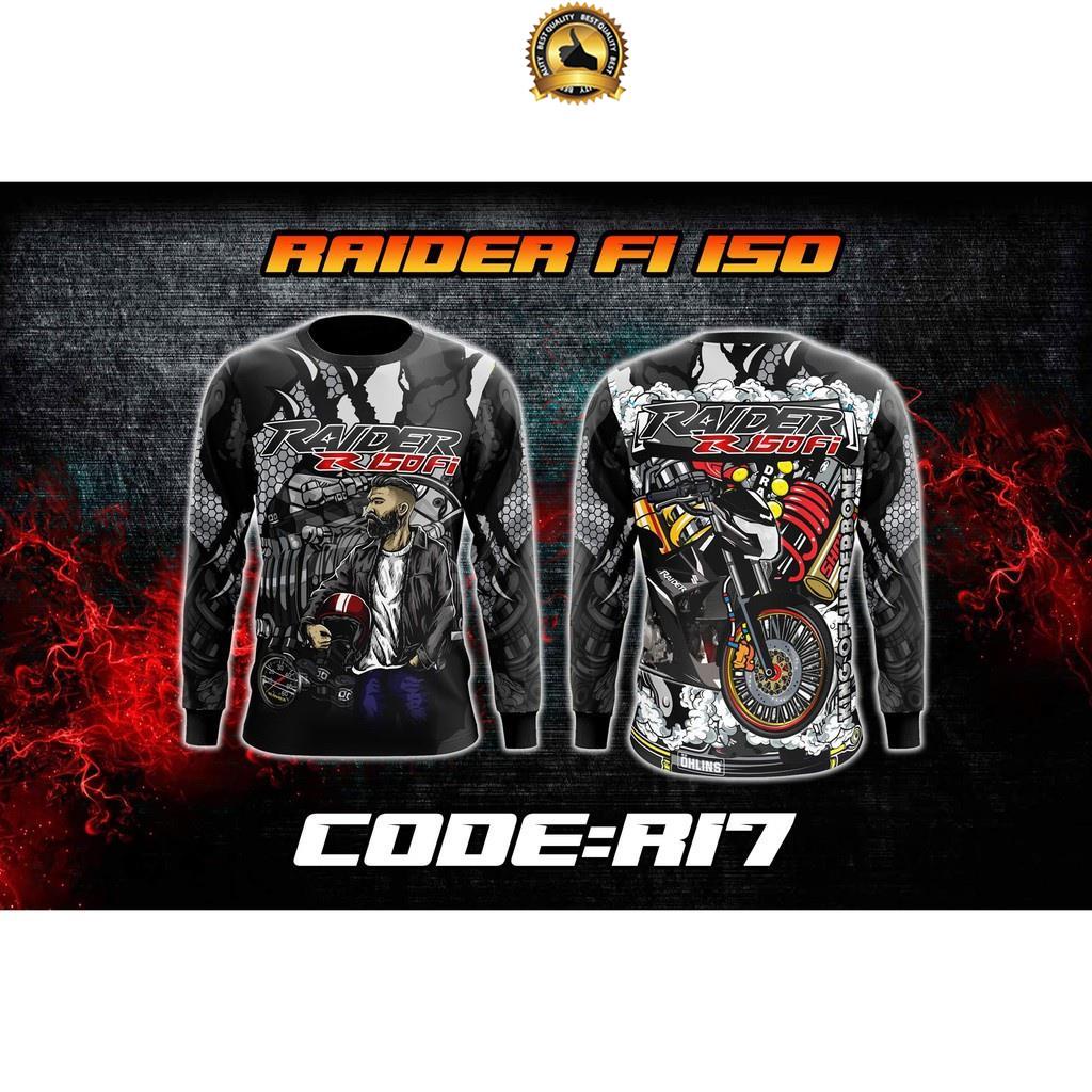 RAIDER 150 FI Full Sublimation Jersey Shirt Long Sleeves Thai look ...