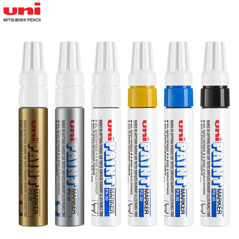 1Pcs UNI PX-30 Paint Pen Oil Based Markers Permanent Plumones ...