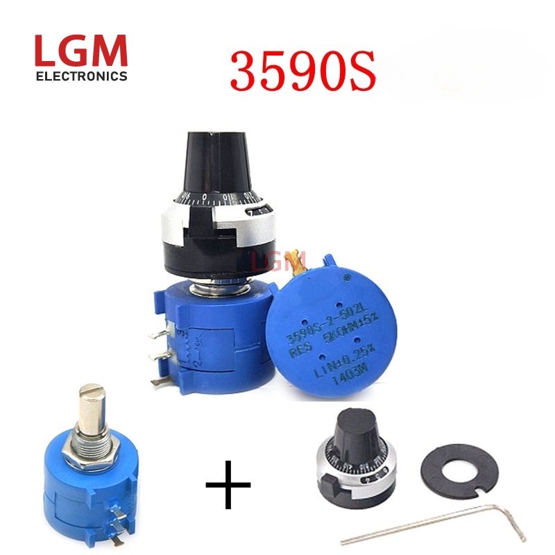 3590S Potentiometer Precision Adjustable Resistor 3590S-2-101 501 102 ...